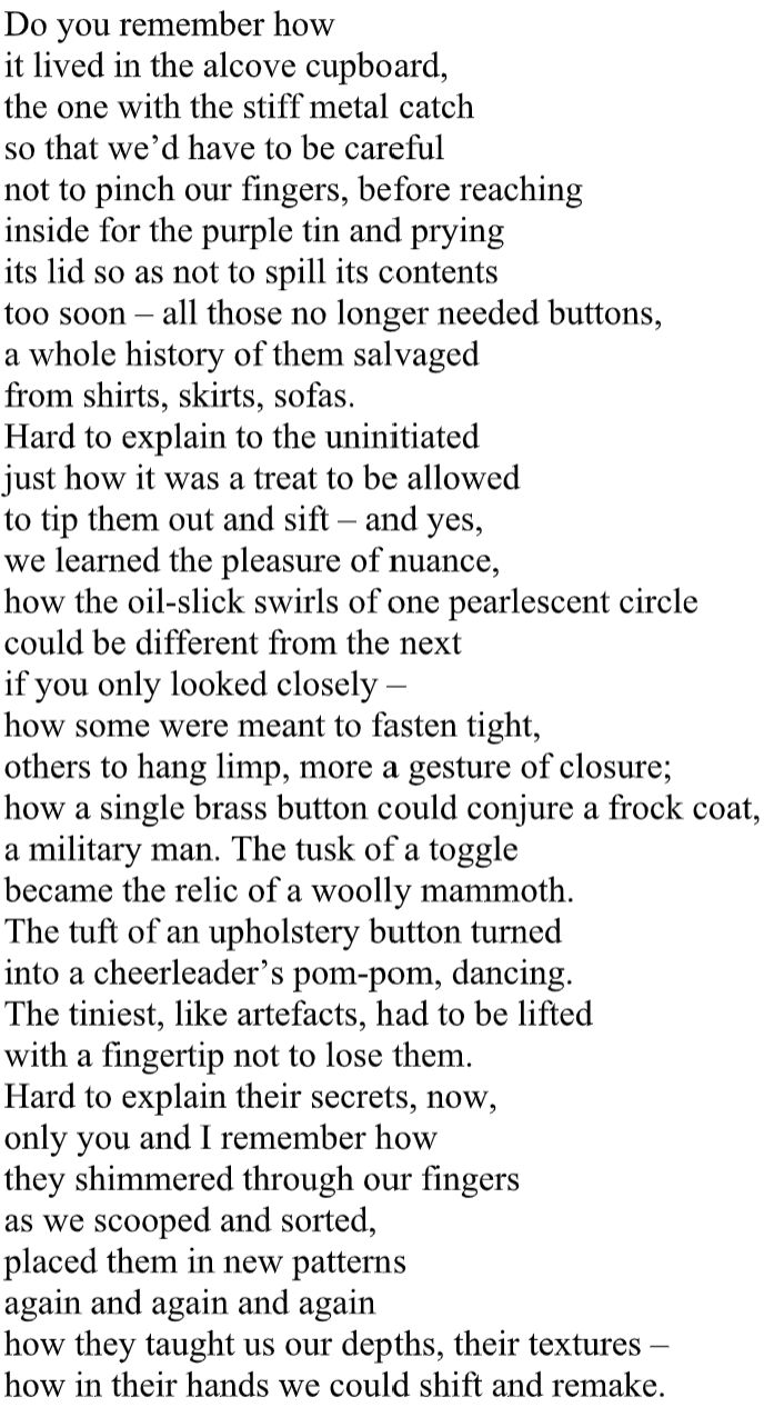 Button Tin – Amy Dugmore