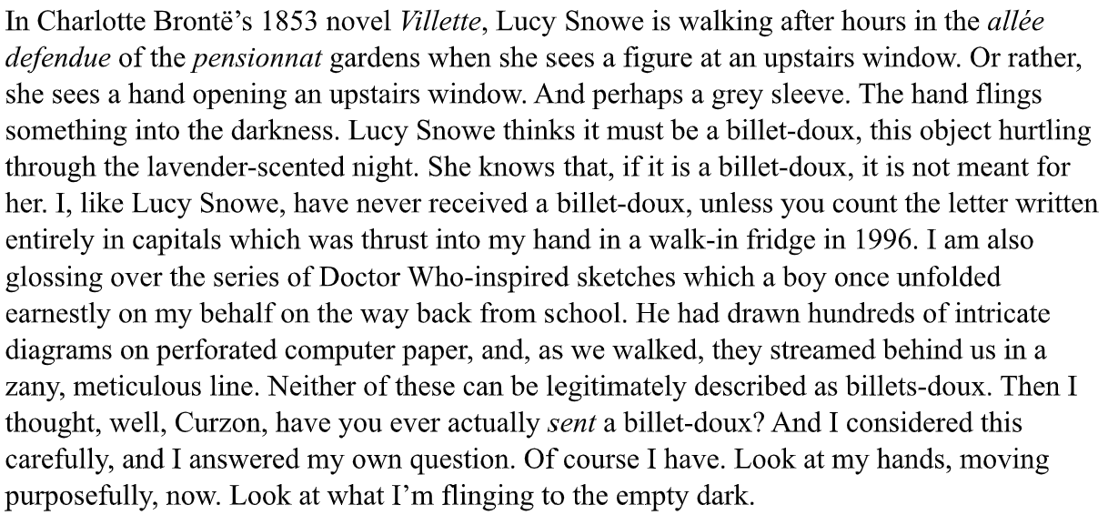 After hours in the allée defundue – Rachel Curzon