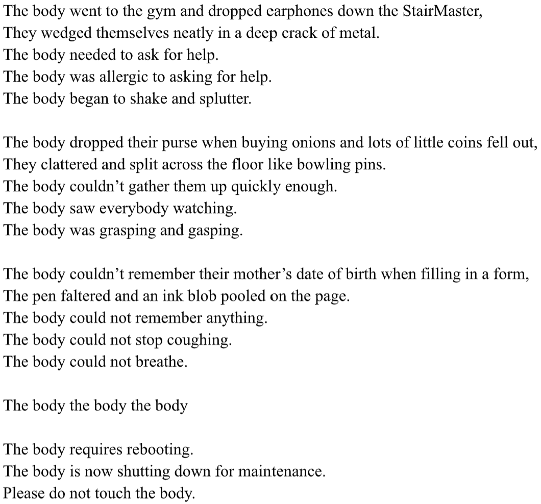 In case of critical error – Leia Butler